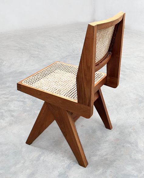Walnut rattan dining chair store