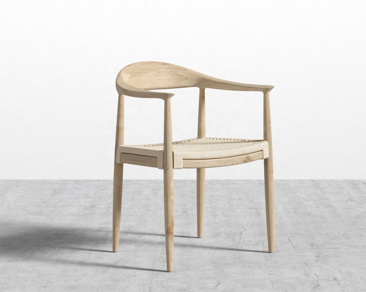 Solid Curved Back Woven Round Chair Stackable Dining Chair For Event W ...