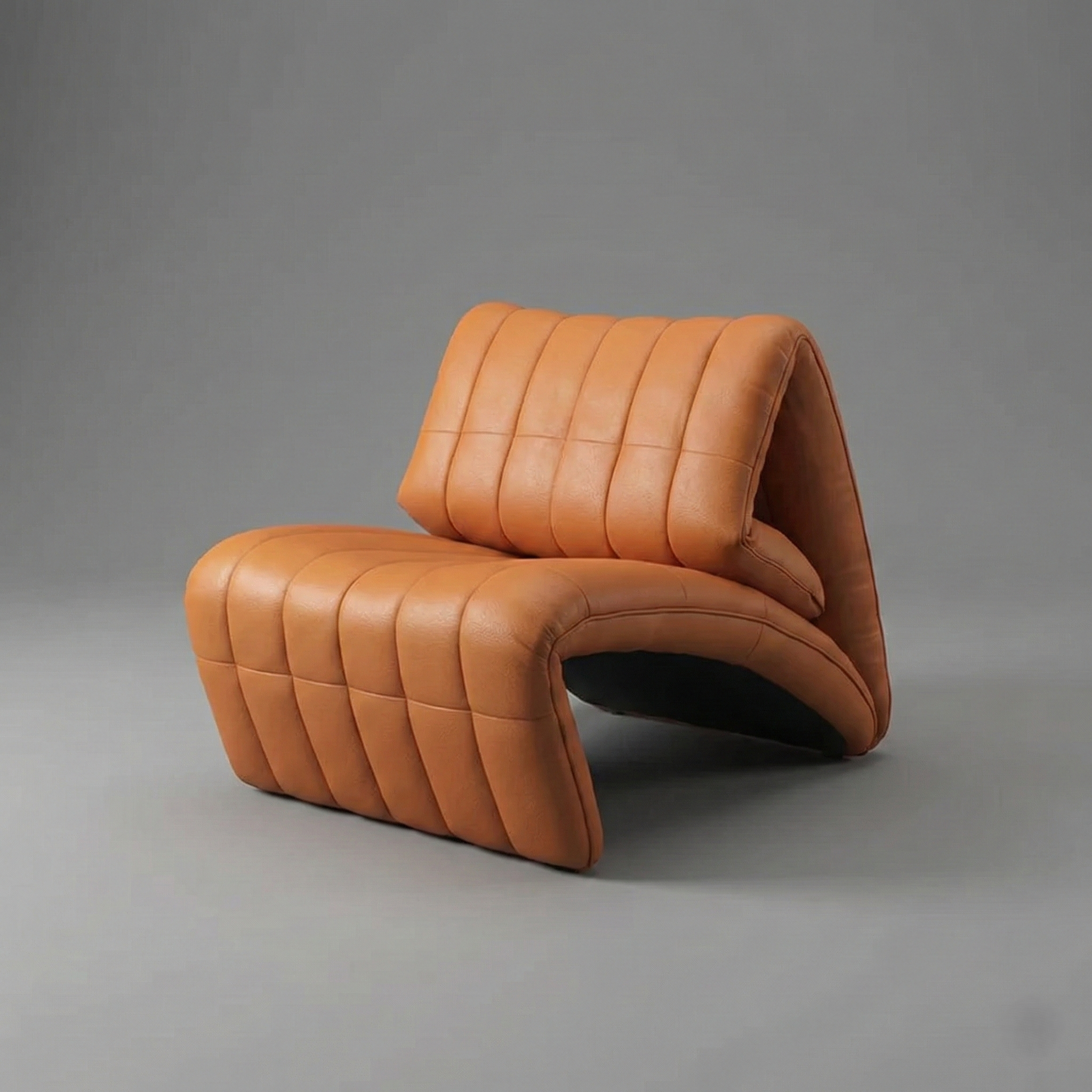Verona Slope Foam Leather Lounge Chair | Dill and Johan – dill and johan