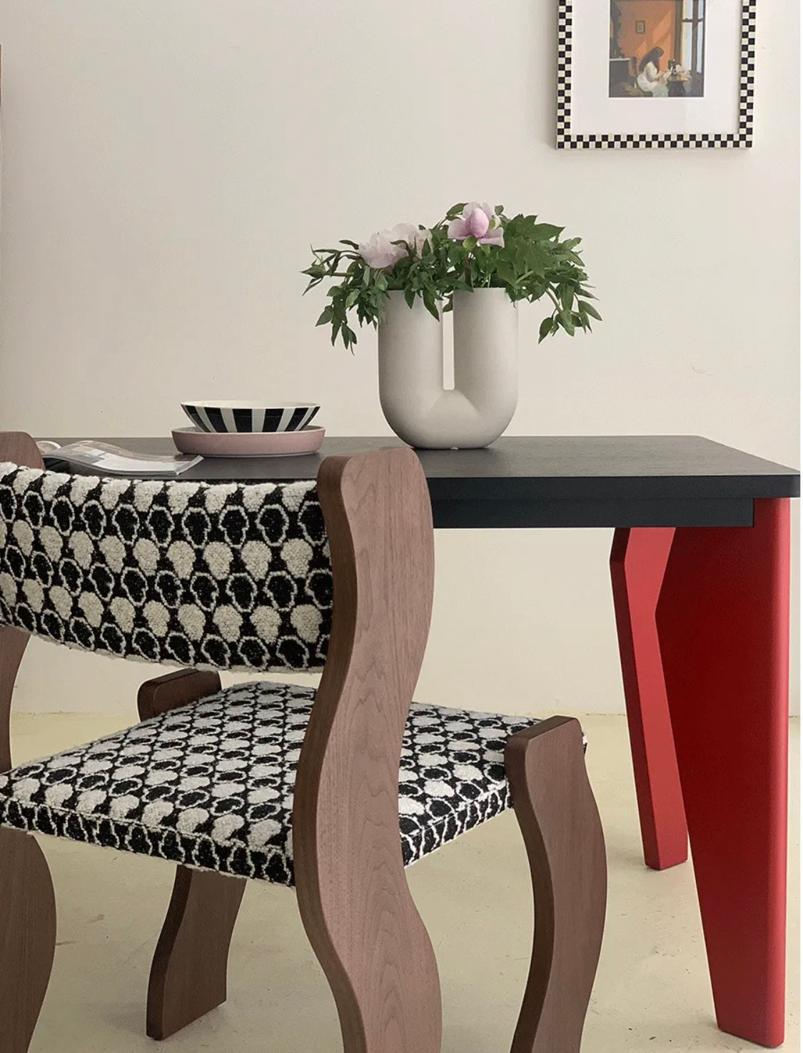 wave chair designer dining chair dining table chair backrest chair hou ...