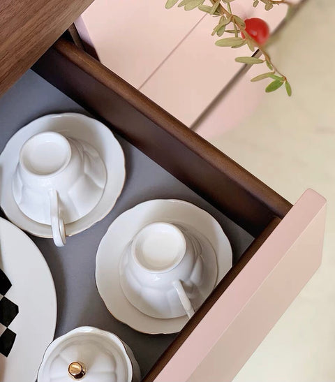 Evelyn solid wood drawer cabinet – dill and johan