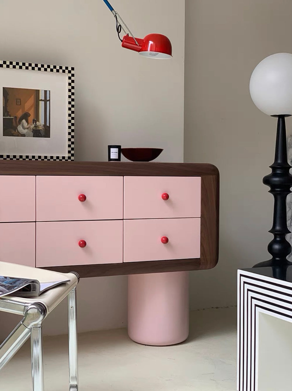 Evelyn solid wood drawer cabinet – dill and johan