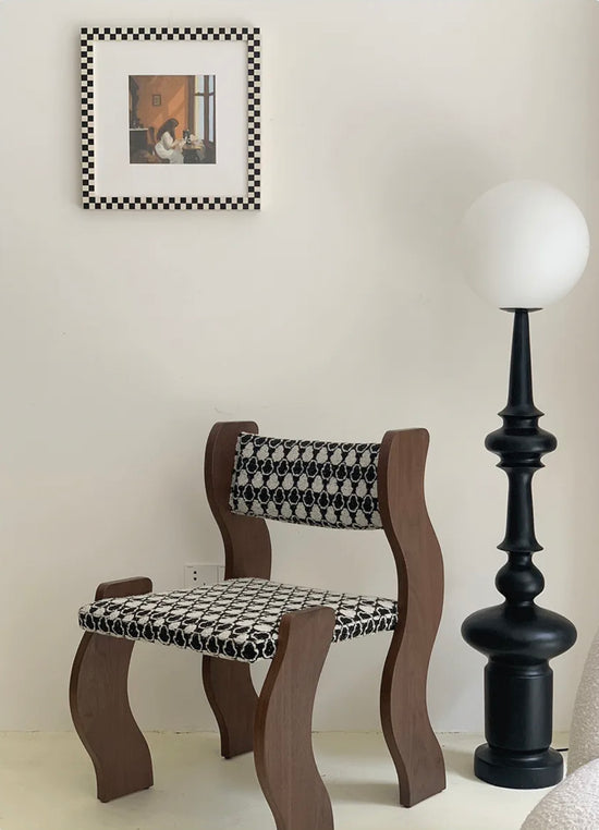 wave chair designer dining chair dining table chair backrest chair hou ...